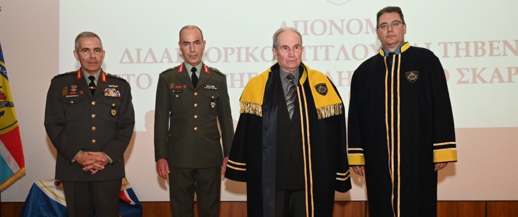 Τελετή Αναγόρευσης σε Επίτιμο Διδάκτορα της ΣΣΕ του Επίτιμου Αρχηγού ...